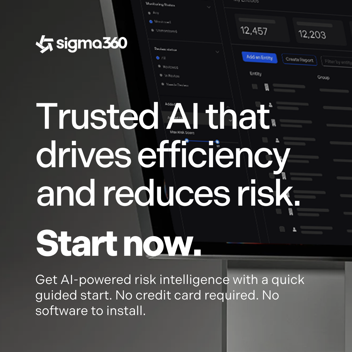 30-Day Sigma360 Free Trial | Eliminate Noise & Detect Risks Faster